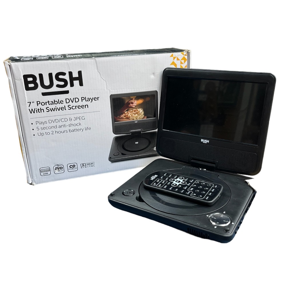Pre-owned Bush 7" Portable DVD Player - Own4Less